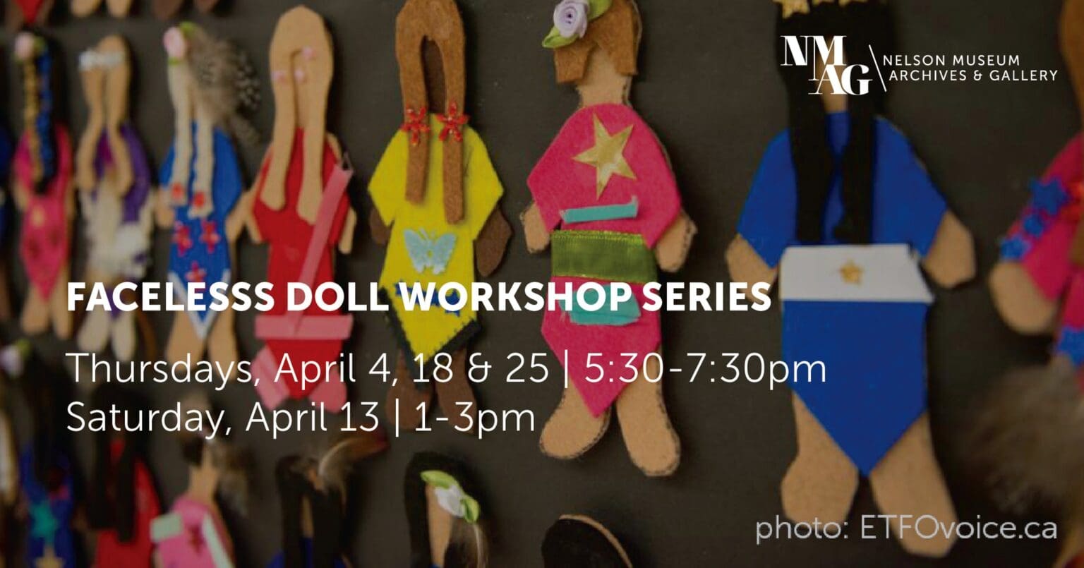 Faceless Dolls workshop series – West Kootenay Regional Arts Council